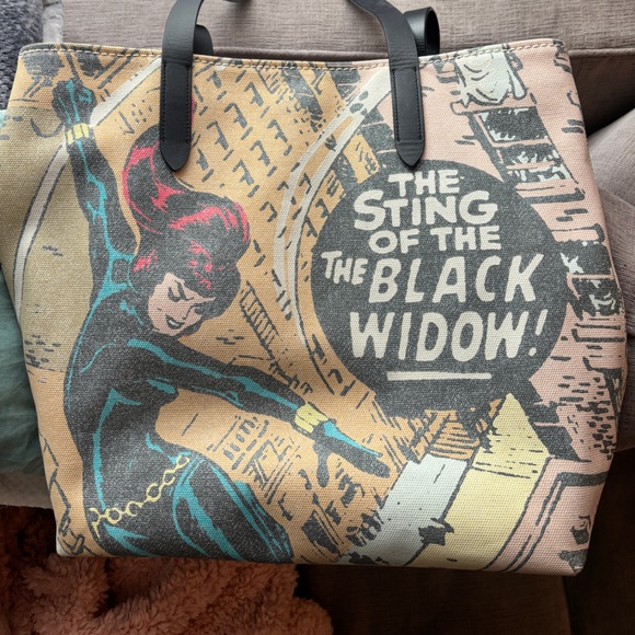 Coach | Bags | Coach Marvel Black Widow Tote Bag | Poshmark